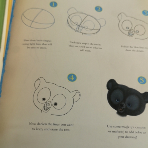Disney | Other | Disney Pixar Brave Learn To Draw Book | Poshmark